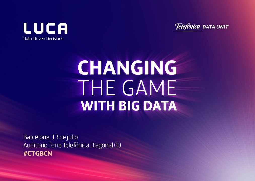 ¡Última llamada para Changing the Game with Big Data Barcelona!